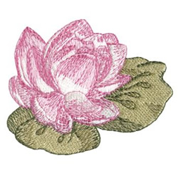 Lotus Embroidery Design | EmbroideryDesigns.com