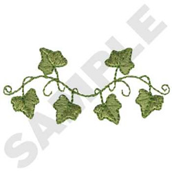 Ivy Embroidery Design | EmbroideryDesigns.com