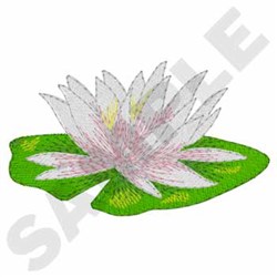 Water Lily Embroidery Design | EmbroideryDesigns.com