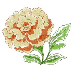 Marigold Embroidery Design | EmbroideryDesigns.com