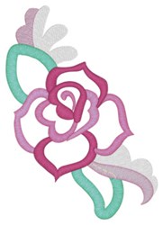Flower Outline Embroidery Design | EmbroideryDesigns.com