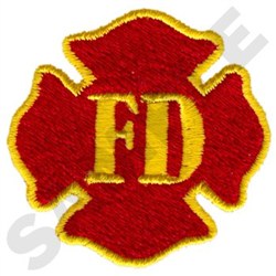 Fire Department Embroidery Design | EmbroideryDesigns.com