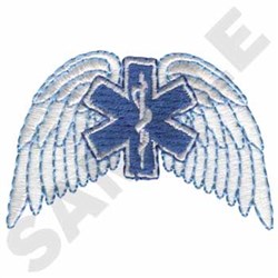 Star of Life Embroidery Design | EmbroideryDesigns.com