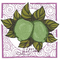 Limes Embroidery Design | EmbroideryDesigns.com