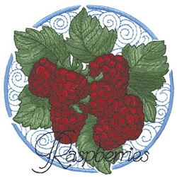 Raspberries Embroidery Design | EmbroideryDesigns.com