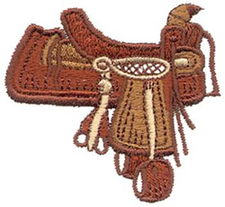 Saddle Embroidery Design | EmbroideryDesigns.com