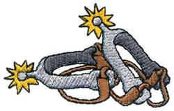 Spurs Embroidery Design | EmbroideryDesigns.com