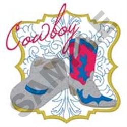 Cowboy Embroidery Design | EmbroideryDesigns.com