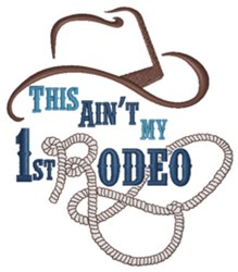1st Rodeo Embroidery Design | EmbroideryDesigns.com