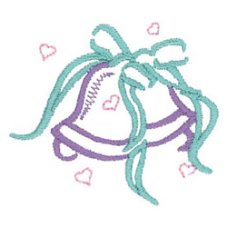 Wedding Bells Embroidery Design | EmbroideryDesigns.com