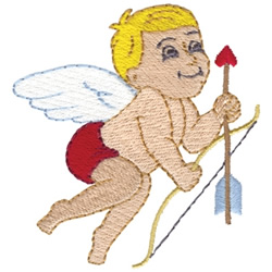 Cupid Embroidery Design | EmbroideryDesigns.com