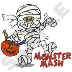 Lil Mummy Embroidery Design | EmbroideryDesigns.com