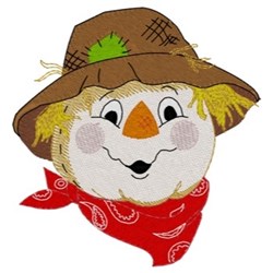 Free Scarecrow Head Embroidery Design | EmbroideryDesigns.com