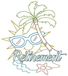 Retirement Embroidery Design | EmbroideryDesigns.com