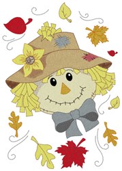 Scarecrow Embroidery Design | EmbroideryDesigns.com