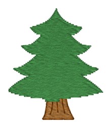 Pine Tree Embroidery Design | EmbroideryDesigns.com