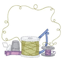 Thread Border Embroidery Design | EmbroideryDesigns.com