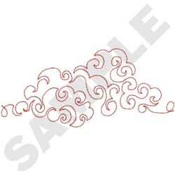 Clouds Embroidery Design | EmbroideryDesigns.com