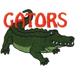 Gators Embroidery Design | EmbroideryDesigns.com
