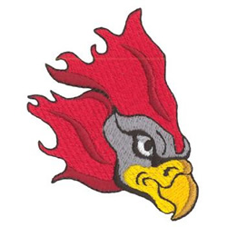Cardinal Head Embroidery Design | EmbroideryDesigns.com