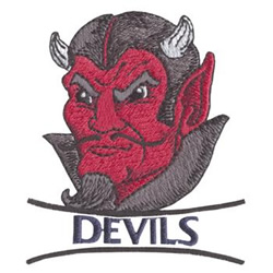 Devils Embroidery Design | EmbroideryDesigns.com