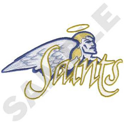 Saints Embroidery Design | EmbroideryDesigns.com