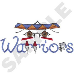 Warriors Embroidery Design | EmbroideryDesigns.com