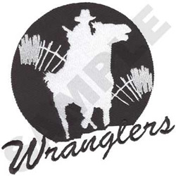 Wranglers Embroidery Design | EmbroideryDesigns.com