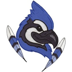 Blue Jays Mascot Embroidery Design | EmbroideryDesigns.com
