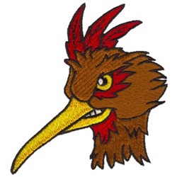 Roadrunner Emblem Embroidery Design | EmbroideryDesigns.com