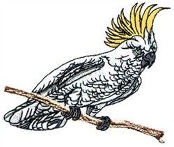 Cockatoo Embroidery Design | EmbroideryDesigns.com