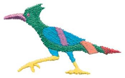 Southwestern Roadrunner Embroidery Design | EmbroideryDesigns.com