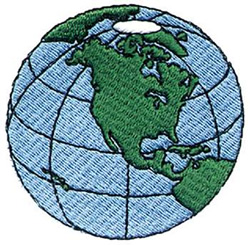 Earth Embroidery Design | EmbroideryDesigns.com