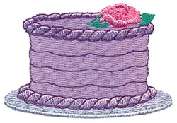 Decorated Cake Embroidery Design | EmbroideryDesigns.com