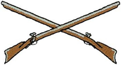 Kentucky Rifles Embroidery Design | EmbroideryDesigns.com