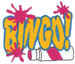 Bingo Embroidery Design | EmbroideryDesigns.com