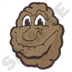 Spud Head Mascot Embroidery Design | EmbroideryDesigns.com