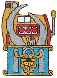 Old Slot Machine Embroidery Design | EmbroideryDesigns.com