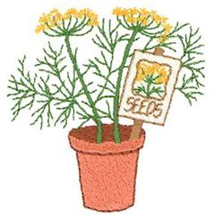 Dill Embroidery Design | EmbroideryDesigns.com
