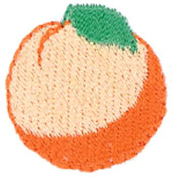 Peach Embroidery Design | EmbroideryDesigns.com
