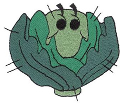 Patcwork Lettuce Embroidery Design | EmbroideryDesigns.com