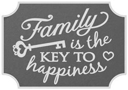 Family Is Key Embroidery Design | EmbroideryDesigns.com