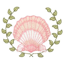 Seashell Embroidery Design | EmbroideryDesigns.com