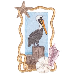 Pelican Embroidery Design | EmbroideryDesigns.com