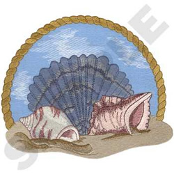 Seashells Embroidery Design | EmbroideryDesigns.com