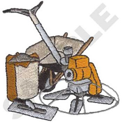 Concrete Working Embroidery Design | EmbroideryDesigns.com