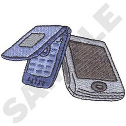 Cell Phones Embroidery Design | EmbroideryDesigns.com