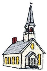 Church Embroidery Design | EmbroideryDesigns.com