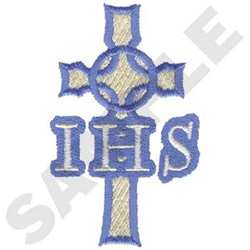 IHS Symbol Embroidery Design | EmbroideryDesigns.com