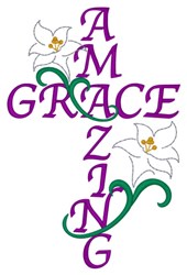 Amazing Grace Embroidery Design | EmbroideryDesigns.com